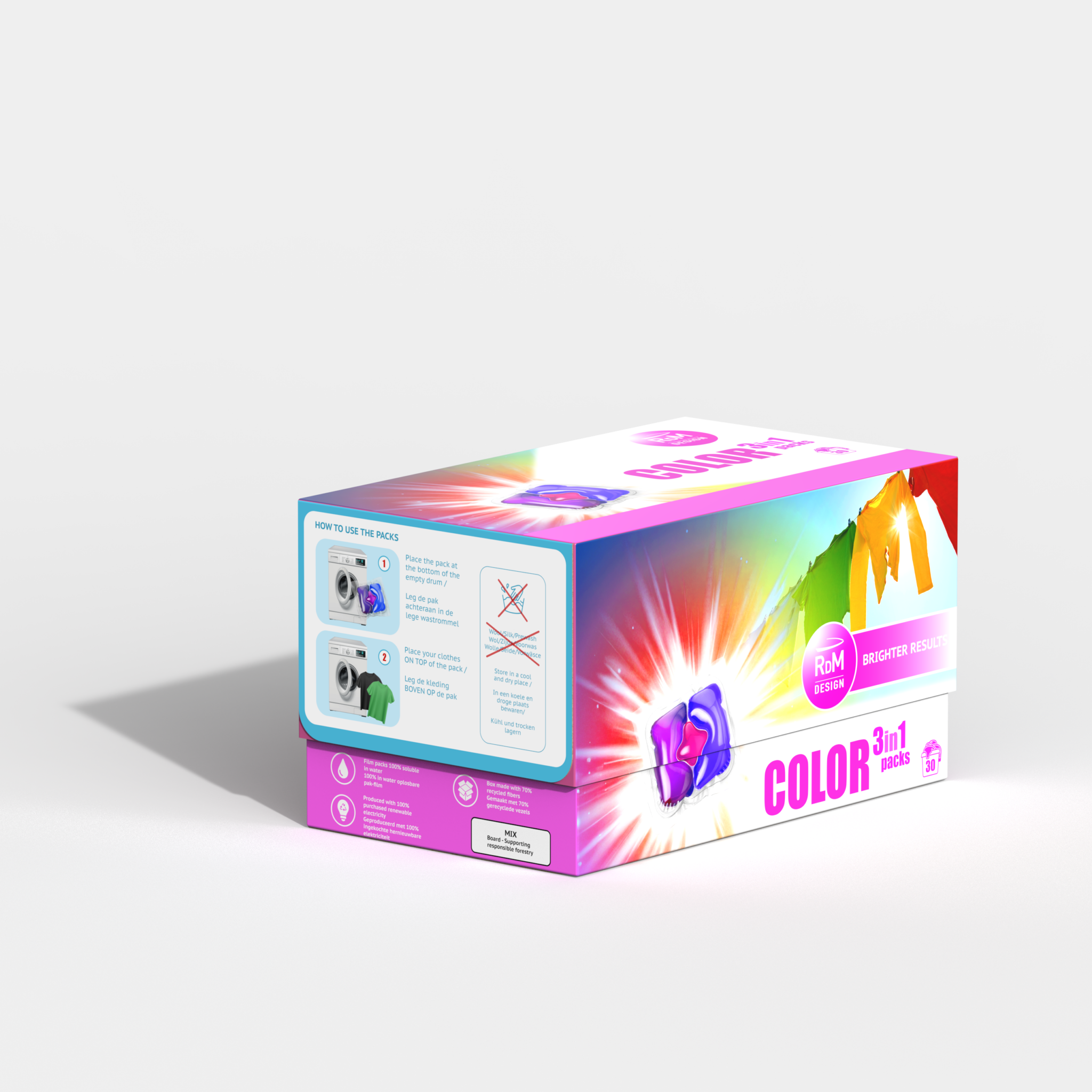 BRIGHT TIMES AHEAD: EYE-POPPING COLOURS FOR RECYCLED CARTONBOARD - RDM