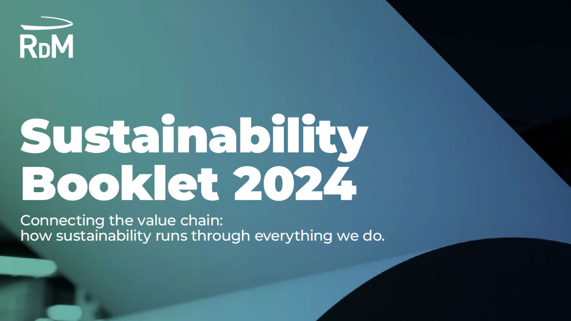 SUSTAINABILITY BOOKLET 2024 - RDM
