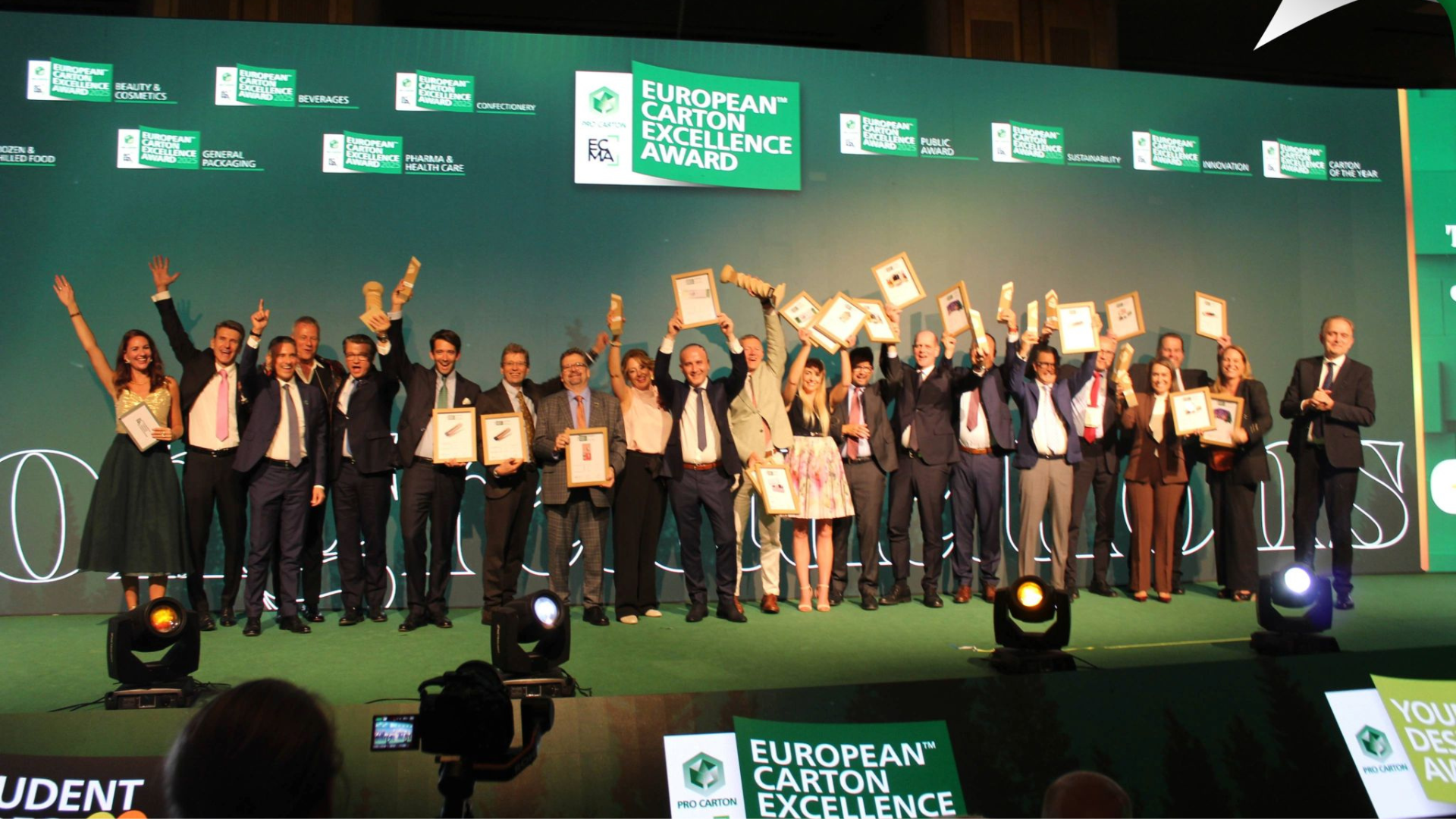 CELEBRATING TWO AWARD-WINNING INNOVATIONS WITH OUR RECYCLED CARTONBOARD ...